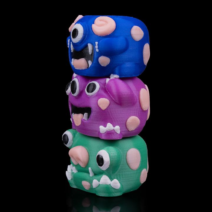 3D Printable Monster Stack by Stlflix